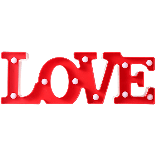 Buy Mansaa LED Love Marquee Sign, Red - Valentine's Day Gifting ...