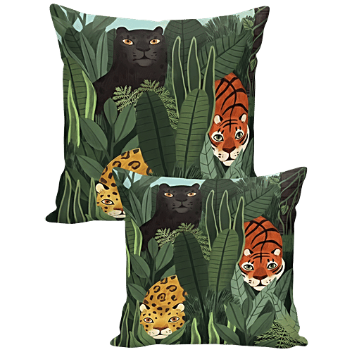 Buy Aria Digital Print Cushion Cover - Wildlife, 40 x 40 cm Online at ...