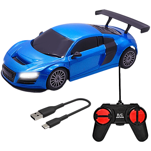Buy Wembley USB Rechargeable 1:24 Remote Control Car - Audi, Blue ...