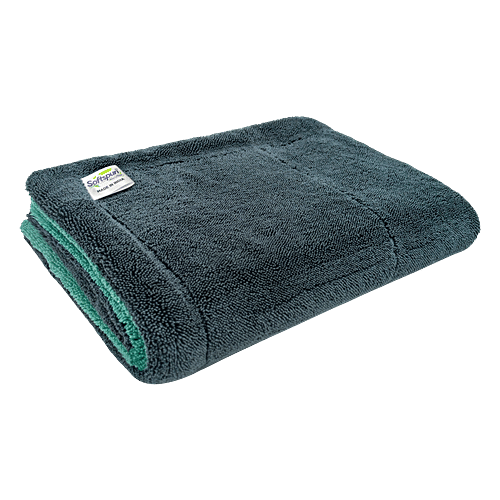 Buy Softspun Microfibre Cleaning Cloth - 1600 GSM, Aqua Blue/Grey, 40 x ...