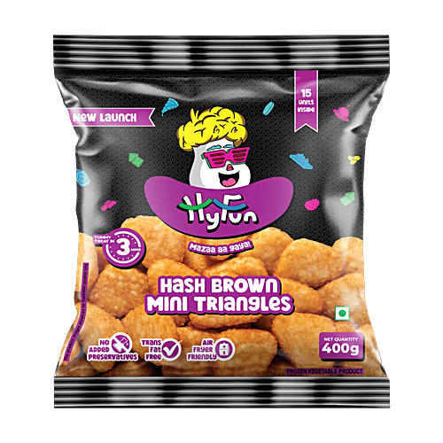 Buy HyFun Hash Brown Mini Triangle Patties Online at Best Price of Rs ...