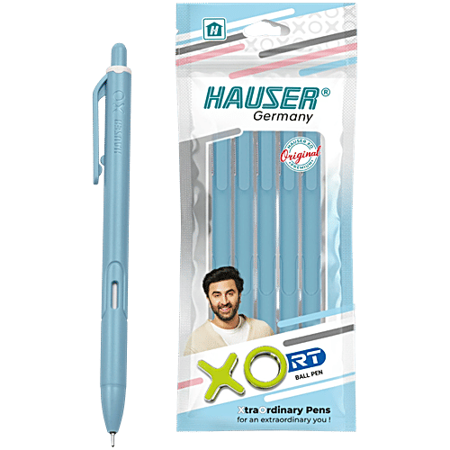 Buy Hauser XO RT Ball Pen With Click Mechanism - Blue Ink Online at ...