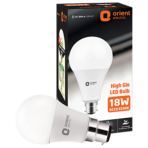 Buy Orient Electric Eternal Shine 18W LED Bulb - Cool White, BEE 1-Star ...