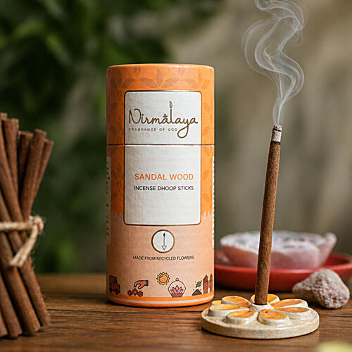 Buy Nirmalaya Sandal Wood Incense Dhoop Sticks Online at Best Price of ...