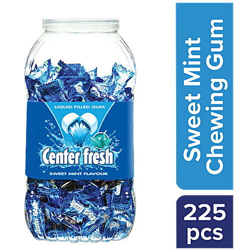Buy Center Fresh Chewing Gum - Sweet Mint Flavour Online at Best Price ...