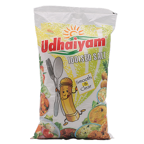 Buy Udhaiyam Table Salt 1 Kg Pouch Online at the Best Price of Rs 17 ...