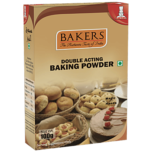 Buy Bakers Baking Powder Double Acting 25 Gm Carton Online at the Best ...