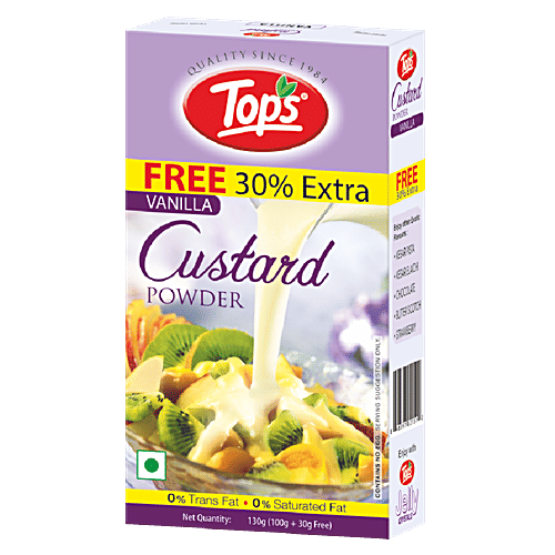 Buy Tops Custard Powder Vanila 100 Gm Carton Online at the Best Price ...