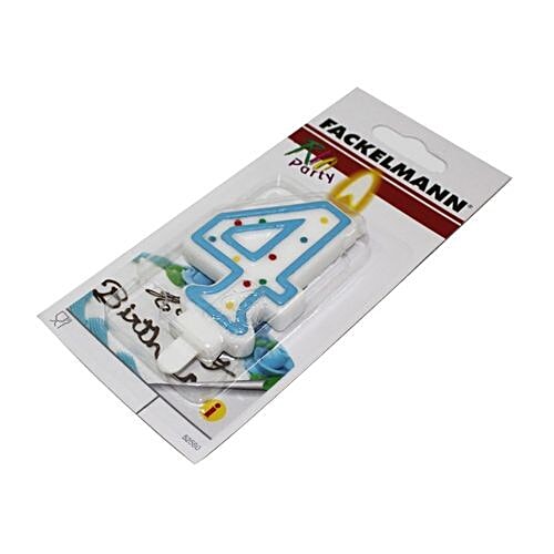 Buy Fackelmann Birthday Candle - 4th year Online at Best Price of Rs 99 ...