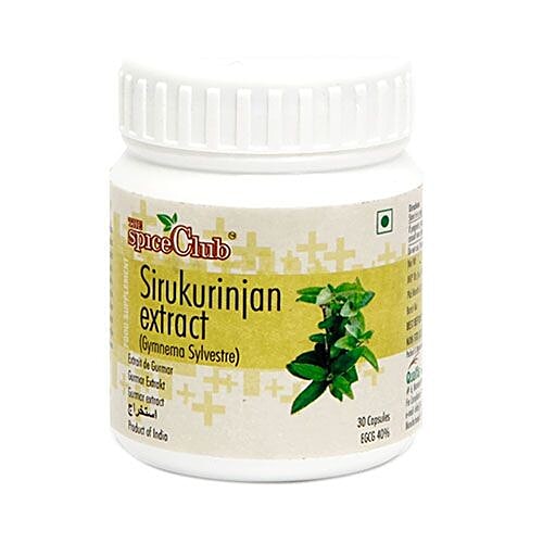 Buy The Spice Club Extract Capsules - Sirukurinjan (Gymnema Sylvestre ...