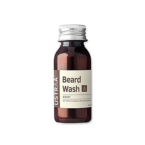 Buy Ustraa Beard Wash Woody 60 Ml Pack Of 1 Online At Best Price of Rs ...
