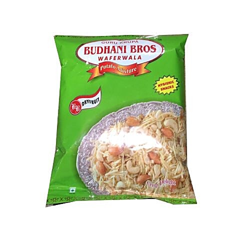 Buy Budhani Bros Namkeen Potato Mixture Dry Fruit 1 Kg Online at the ...