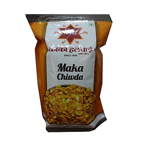 Buy Kaka Halwai Namkeen - Maka (Corn Flakes) Chiwda Online at Best ...