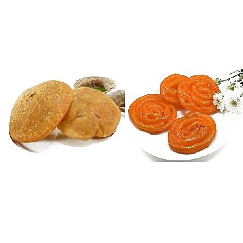 Buy Ramas Sweets And Dry Fruits Combo - Kachori And Jalebi Online at ...