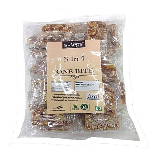 Buy Avarya Sweets - 3 In 1 One Bite Chikki Online at Best Price of Rs ...