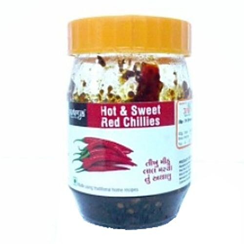 Buy Avarya Fine Foods-Santacruz Pickle - Hot&Sweet Red Chillies Pickle ...