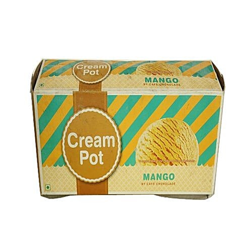 Buy Cafe Chokolade Cool Cream Pot Ice Cream - Mango Online at Best ...
