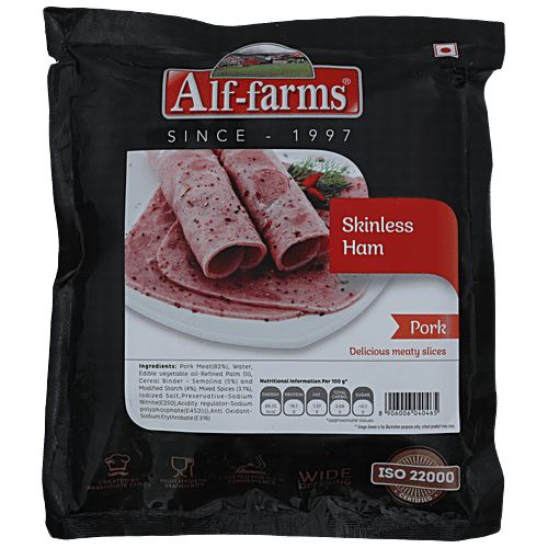 Buy Alf Farms Pork Ham Skinless 250 Gm Vacuum Pack Online At Best Price ...