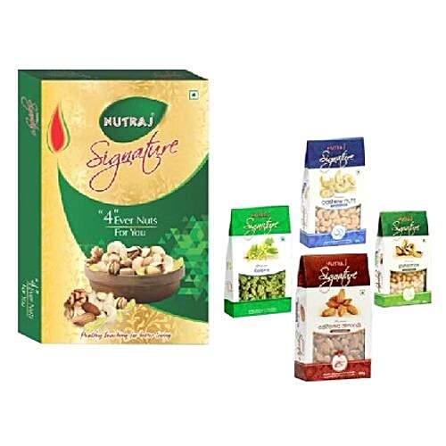 Buy Nutraj Dry Fruits - Signature 4ever Nuts Gift Pack Online at Best Price of Rs null - bigbasket