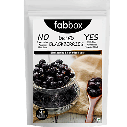 Buy Fabbox Premium Blackberry - Dried, Whole, Sweet, Natural, Healthy ...