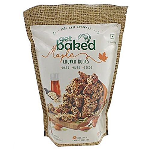 Buy Get Baked Granola - Maple Crunch Rocks Oat In Snack Bars Online at ...