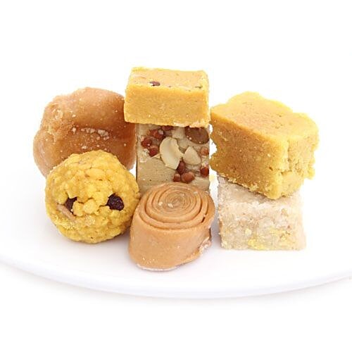 Buy The Grand Sweets And Snacks Assorted Ghee Sweets Online at Best ...