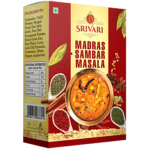 Buy Srivari Sambar Masala Online at Best Price of Rs 48 - bigbasket