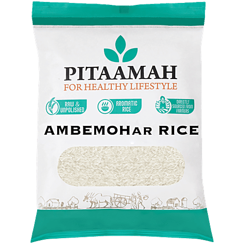 Buy Pitaamah Ambemohar Rice - Raw/Unpolished & Aromatic Online at Best ...