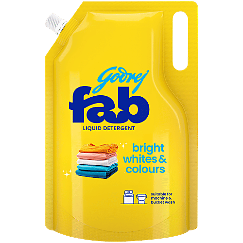 Buy Godrej Fab Liquid Detergent Refill Pouch for Machine Wash Online at ...
