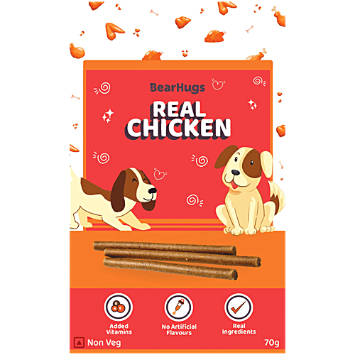 Buy Bearhugs Real Chicken Sticks Dog Treat Online at Best Price of Rs ...