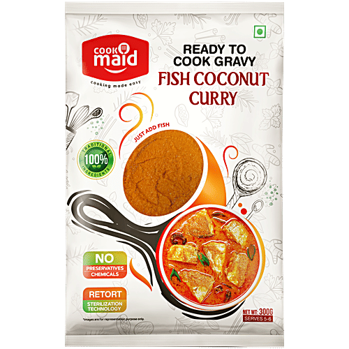 Buy COOKMAID Fish Coconut Curry Gravy Online at Best Price of Rs 129.35 ...