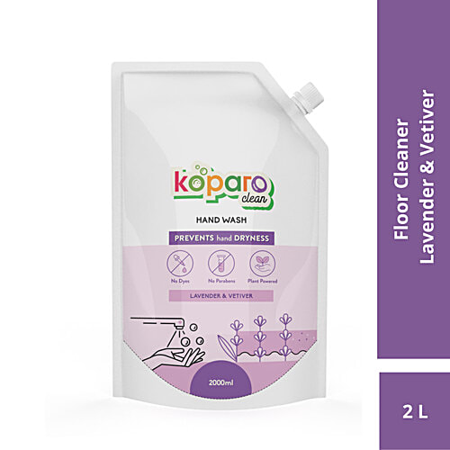 Buy Koparo Clean Natural Handwash Liquid - Lavender & Vetiver Fragrance ...