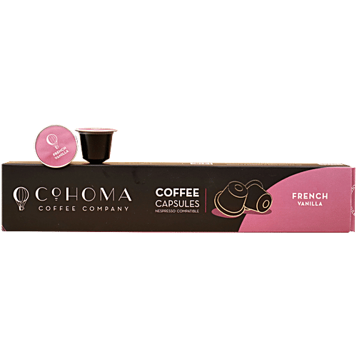 Buy Cohoma Coffee Company French Vanilla Coffee Capsules Pods Online at ...