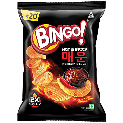 Buy Bingo! Potato Chips - Hot & Spicy Korean Style Online at Best Price ...