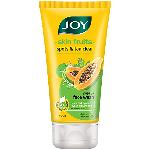Buy Joy Skin Fruits Spots & Tan Clear Papaya Face Wash Online at Best ...