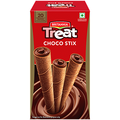 Buy Britannia Treat - Choco Stix Wafer Biscuit Online at Best Price of ...