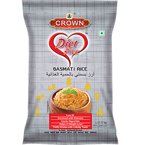 Buy Crown Diet Basmati Rice Online at Best Price of Rs 220 - bigbasket