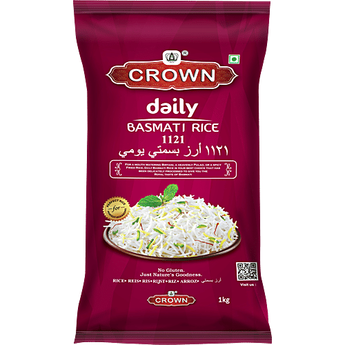 Buy Crown Daily Basmati Rice 1121 Online at Best Price of Rs 130 ...