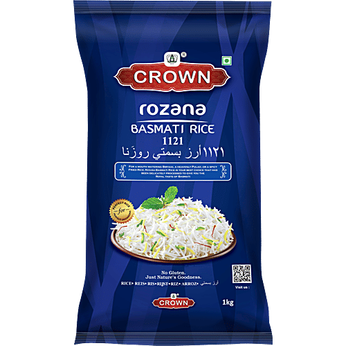 Buy Crown Rozana Basmati Rice 1121 Online at Best Price of Rs 150 ...