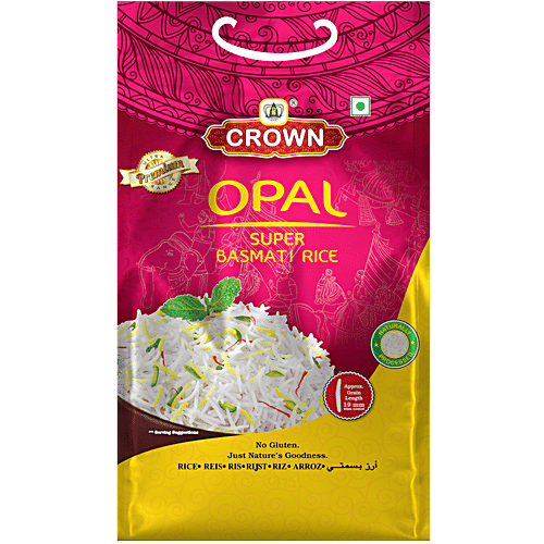 Buy Crown Opal Super Basmati Rice Online at Best Price of Rs 771.01 ...