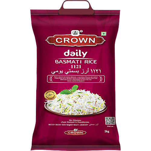 Buy Crown Daily Basmati Rice 1121 Online at Best Price of Rs 575 ...