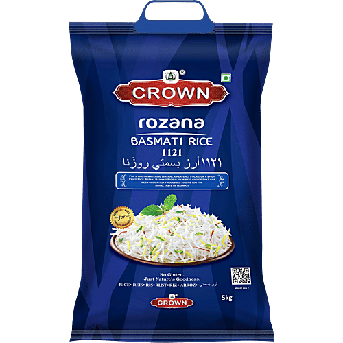 Buy Crown Rozana Basmati Rice 1121 Online at Best Price of Rs 675 ...