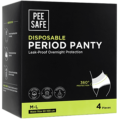 Buy Pee Safe Disposable Period Panties For Women Leak Proof Overnight ...