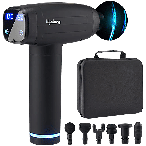 Buy Lifelong Gun Massager Deep Tissue Body Massage Machine For Pain ...