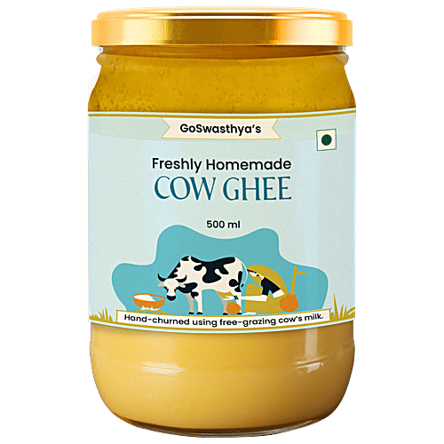 Buy GoSwasthya's Pure Cow Ghee Online at Best Price of Rs 629.46 ...