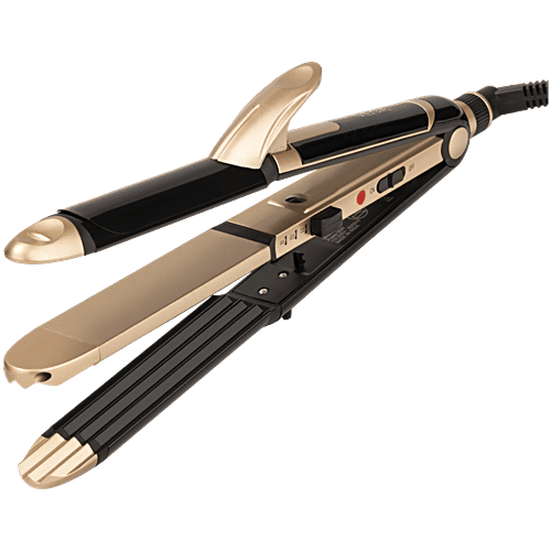 Buy Vega 3 In 1 Hair Styler - Straightener, Curler & Crimper, VHSCC-01 Online at Best Price of ...