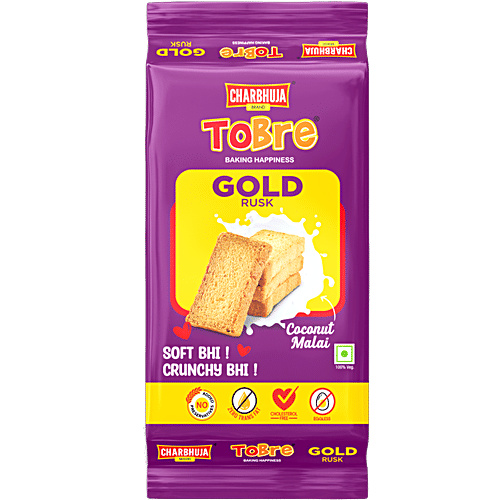 Buy TOBRE Coconut Malai Gold Rusk Online at Best Price of Rs 12 - bigbasket