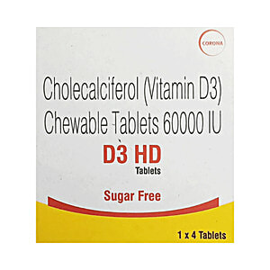 Buy D-Sol D-Sol 60K Vitamin D3 Chewable Tablet Sugar Free Orange Online ...