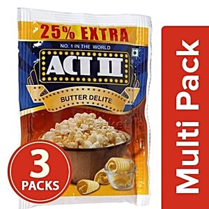 Buy Act Ii Instant Popcorn Butter Delite 77 Gm Pouch Online at the Best ...
