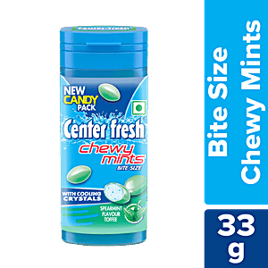 Buy Center Fresh Chewy Mints - With Cooling Crystals, Spearmint Flavour ...
